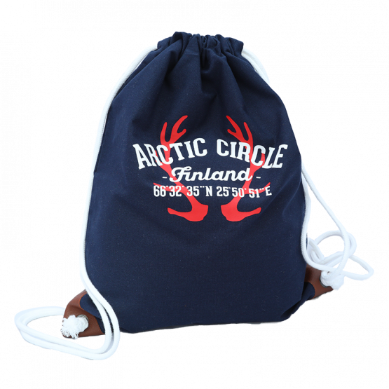Arctic Circle Drawstring Bag - Santa Claus Office