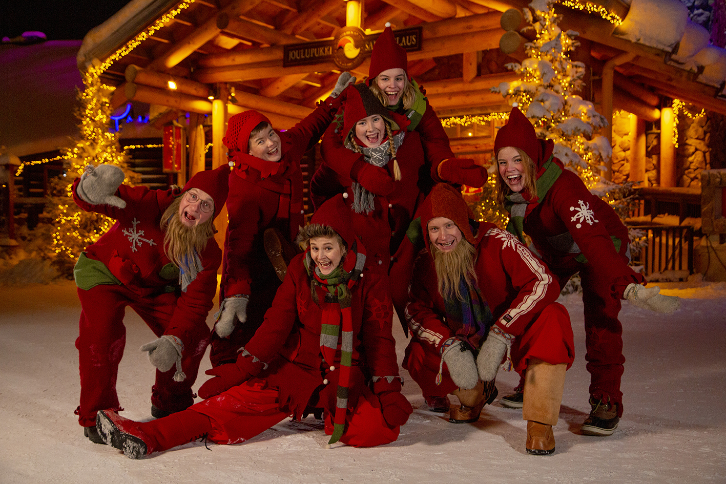 This is Santa Claus Office, Arctic Circle Rovaniemi, Lapland, Finland