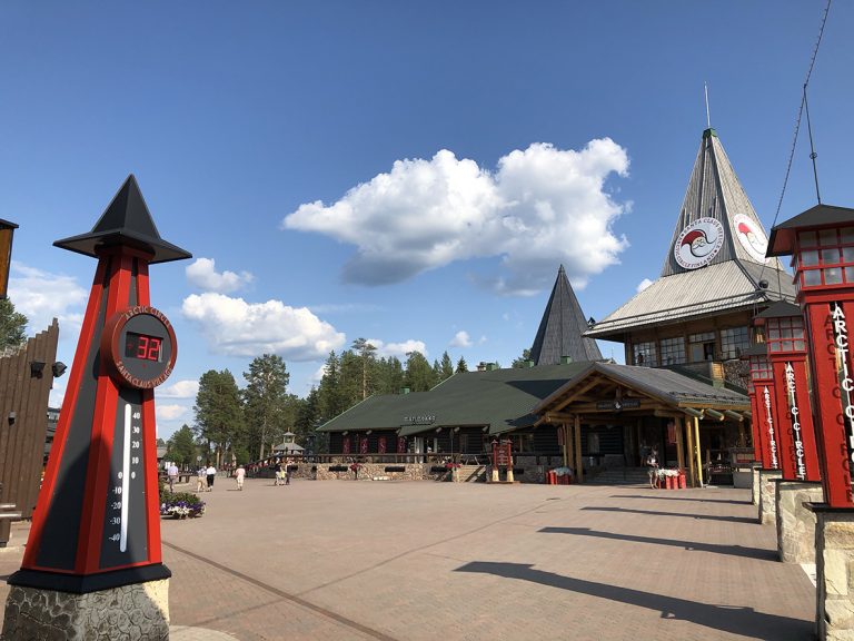 This is Santa Claus Office, Arctic Circle Rovaniemi, Lapland, Finland
