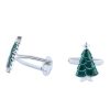 Cufflinks, Tree - Santa Claus Office